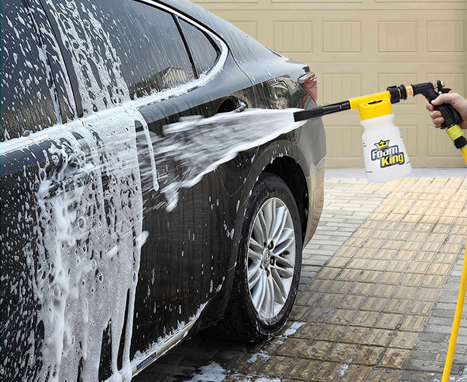 Foam King | Car Wash Foam Sprayer. Connects to your garden hose ...